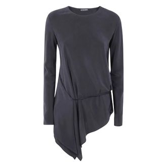 Ann Demeulemeester Deana Langarm Asymmetrisches Oberteil - - Tops - Damen - Schwarzk - M