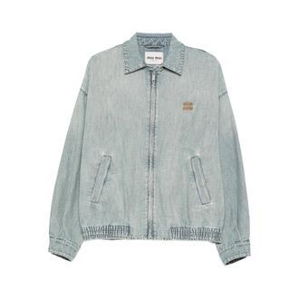 Miu Miu Stonewashed Denim Jacket