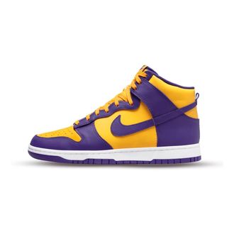 Nike Dunk High Lakers Sneaker - - Sport - Herren - Gelb - 45 EU