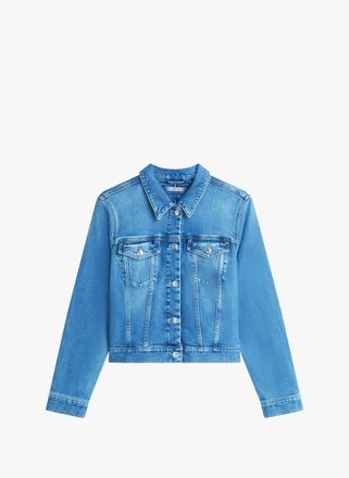 Tommy Hilfiger Veste denim en coton m&eacute;lang&eacute;