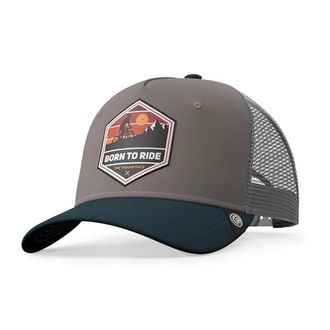 The Indian Face Born to Ride Baseball Cap, Gris, Taille Unique Unisex