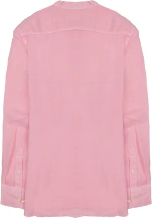 120% Lino 100% Linen Shirt - Pink