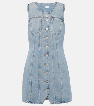 A Gold E Minikleid Trina aus Denim