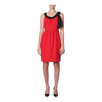Moschino Tubino Dress - Femme - Robes - Rouge - Taille: 34 FR