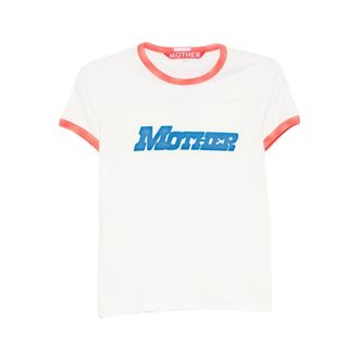 Mother The Lil Goodie Ringer - - Tops - Damen - Wei&szlig; - S