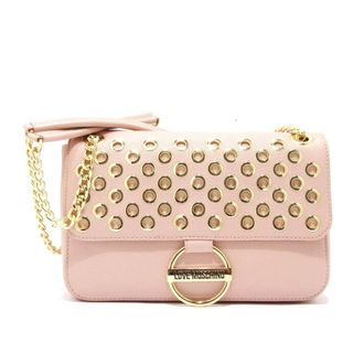 Moschino Doppio Manico con Catena - - Bags - Damen - Rosa - ONE SIZE