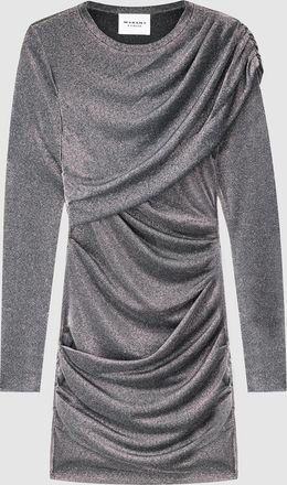 Isabel Marant Robe Denise Gun Metal, Capsule Festive