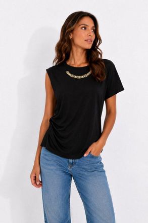 Liu Jo Kurzarmshirt ECS T-SHIRT MODA - Basic T-Shirt Damen - Kurzarmshirt