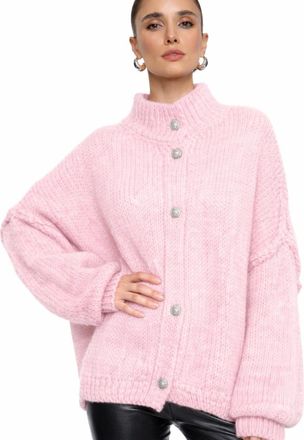 Worldclassca Oversizestrickjacke Strickjacke mit Knopf