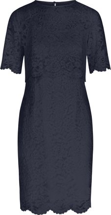 Apart Fashion APART Spitzenkleid mit Spitzenj&auml;ckchen aus Kleid und Boleroj&auml;ckchen, Nachtblau, 42