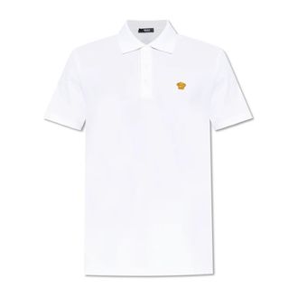 Versace Polo mit Logo - - Tops - Herren - Wei&szlig; - 2XL