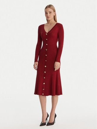 Guess Strickkleid W6RK02 Z3700 Rot Regular Fit