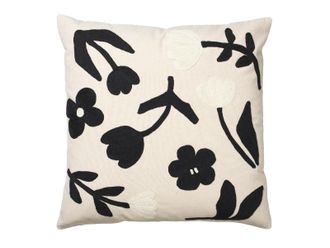 Broste Copenhagen Rosita Kissenbezug Black/Natural 50x50cm