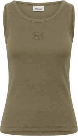 MY ESSENTIAL WARDROBE Femme, Tops, Vert, Taille: 38 FR Hauts sans manches