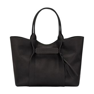 Longchamp Sac port&eacute; &eacute;paule 3D L - Femme - Sacs - Noir - Taille: ONE Size