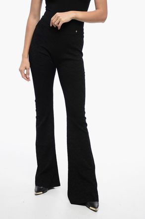 Versace Flared-Fit-Hose aus Jacquardstoff Versace
