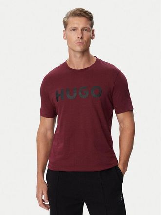 HUGO BOSS T-Shirt Dulivio 50467556 Dunkelrot Regular Fit