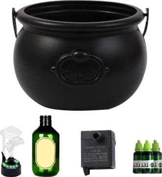 Generic Hexenkessel Diffuser: sprudelnder Kessel, gruselige Flaschen, Halloween-Zubeh&ouml;r, gruseliges Weihnachtszubeh&ouml;r, vielseitige Innen- und Au&szlig;endekoration,