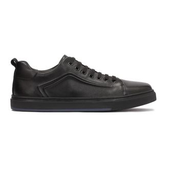 Kazar Schwarze Herren-Sneaker mit gepr&auml;gtem Muster.Dieses Produkt f&auml;llt gro&szlig; aus. - - Shoes - Herren - Schwarzk - 46 EU