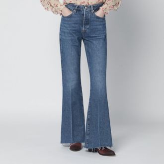 Frame Denim The Lax blue jeans in regenerated denim