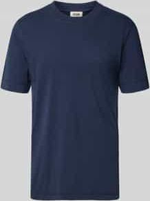 Drykorn T-Shirt mit geripptem Rundhalsausschnitt Modell RAPHAEL