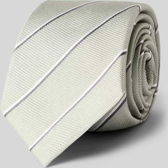 Gierremilano Seidenkrawatte aus reiner Seide mit Allover-Stitching (7,5 cm)