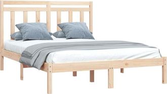 vidaXL Cadre de lit sans matelas 160x200 cm bois massif Vidaxl