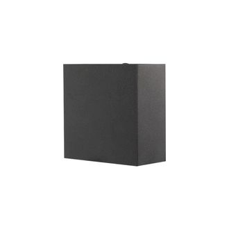 Lutec LED-Au&szlig;enwandleuchte Gemini, moderne Wandlampe, Aluminium in schwarz, Lichtstrahl einstellbar, geeignet f&uuml;r jede Hauswand, Garage,Terasse, 10Watt, 230