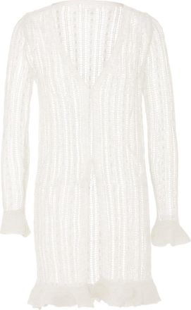 Dreimaster Dreimaster Strickjacke Frauen Wollwei&szlig;