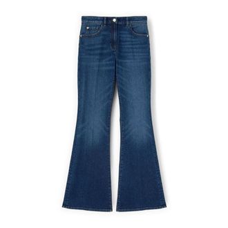 Motivi High-waisted Push-up Schlagjeans - - Jeans - Damen - Blau - 2XS