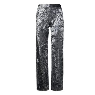 Forte_Forte Stretch-Samt-Hose - - Trousers - Damen - Mehrfarbig - S