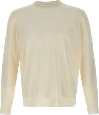 KANGRA Klassischer Kaschmirpullover - Weiß