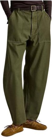 Polo Ralph Lauren Femme, Pantalons, Vert, Taille: 36 FR Wide Pantalons