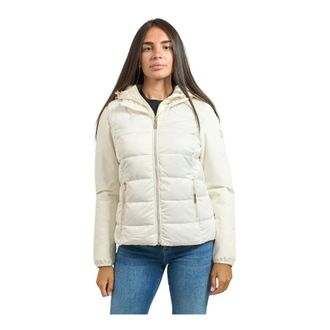 Yes-Zee YES Zee, Femme, Vestes, Beige, Taille: 38 FR Veste matelass&eacute;e avec gilet amovible