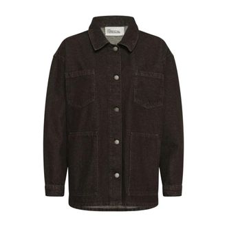 MY ESSENTIAL WARDROBE Denimjacke - - Jackets - Damen - Braun - L