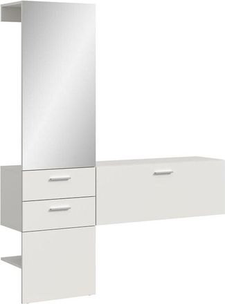 ebuy24 Ebuy24 - Vaga Garderobenmöbel Set 2 Teile weiß