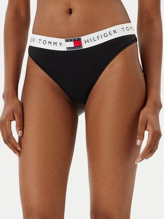 Tommy Hilfiger Stringtanga UW0UW06039 Schwarz