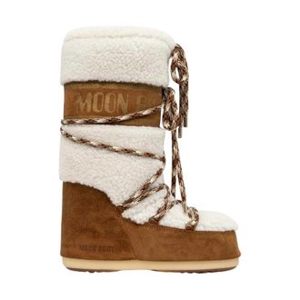 Moon Boot Icon Shearling Boot - - Shoes - Damen - Braun - 39 EU