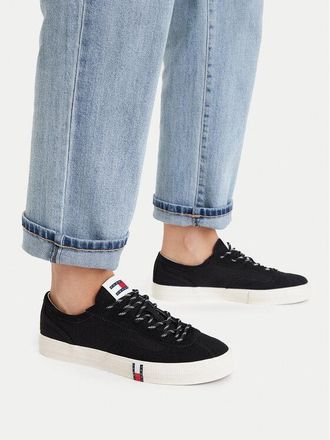 Tommy Jeans Sneakers aus Stoff Archive Y2K EN0EN03047 Schwarz