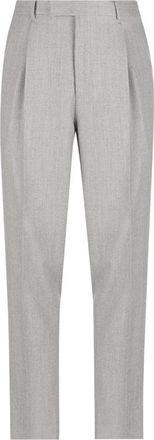 Ermenegildo Zegna Pleated Tapered Trousers