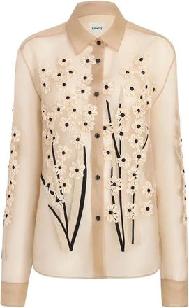 Khaite Femme, Blouses et Chemises, Beige, Taille: 42 FR Shirt