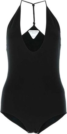 Bottega Veneta Femme, Tops, Noir, Taille: 36 FR Halter Neck Bodysuit
