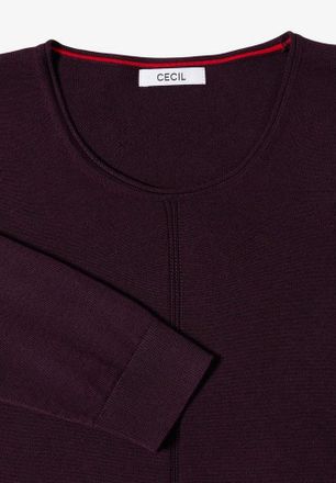 Cecil Strickpullover - NOS_Basic Roundneck - klassischer Strickpullover mit Rundhals und La