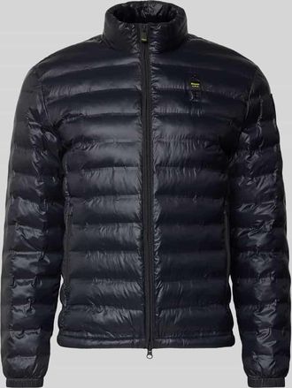 Blauer Regular Fit Jacke in Stepp-Optik Modell Sewall