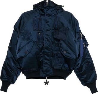 Alpha Industries Femme, Vestes, Bleu, Taille: 36 FR N-2B Patch CR