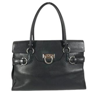 Ferragamo Sac cabas d&eacute;paule Pre-owned - Femme - Pre-owned - Noir - Taille: ONE Size