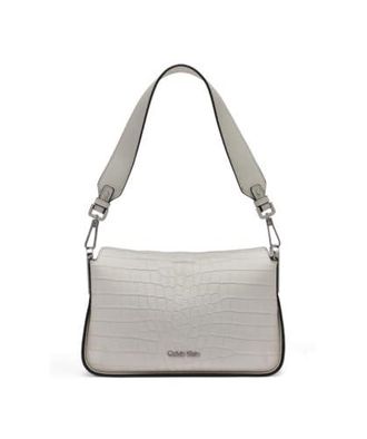 Calvin Klein Shoulder Bag, Fay Sac &agrave; bandouli&egrave;re Femme, Beach Pebble, Taille Unique