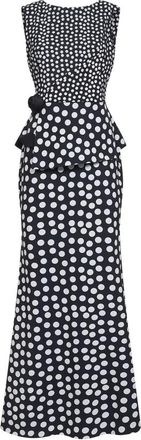 La Petite Robe Di Chiara Boni Femme, Robes, Multicolore, Taille: 44 FR Robe Maxi &agrave; Pois