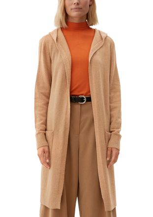s.Oliver Long-Cardigan mit Kapuze