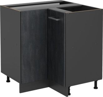 Vicco Meuble dangle R-Line, Béton noir, 75.6 cm sans plan de travail, Vicco